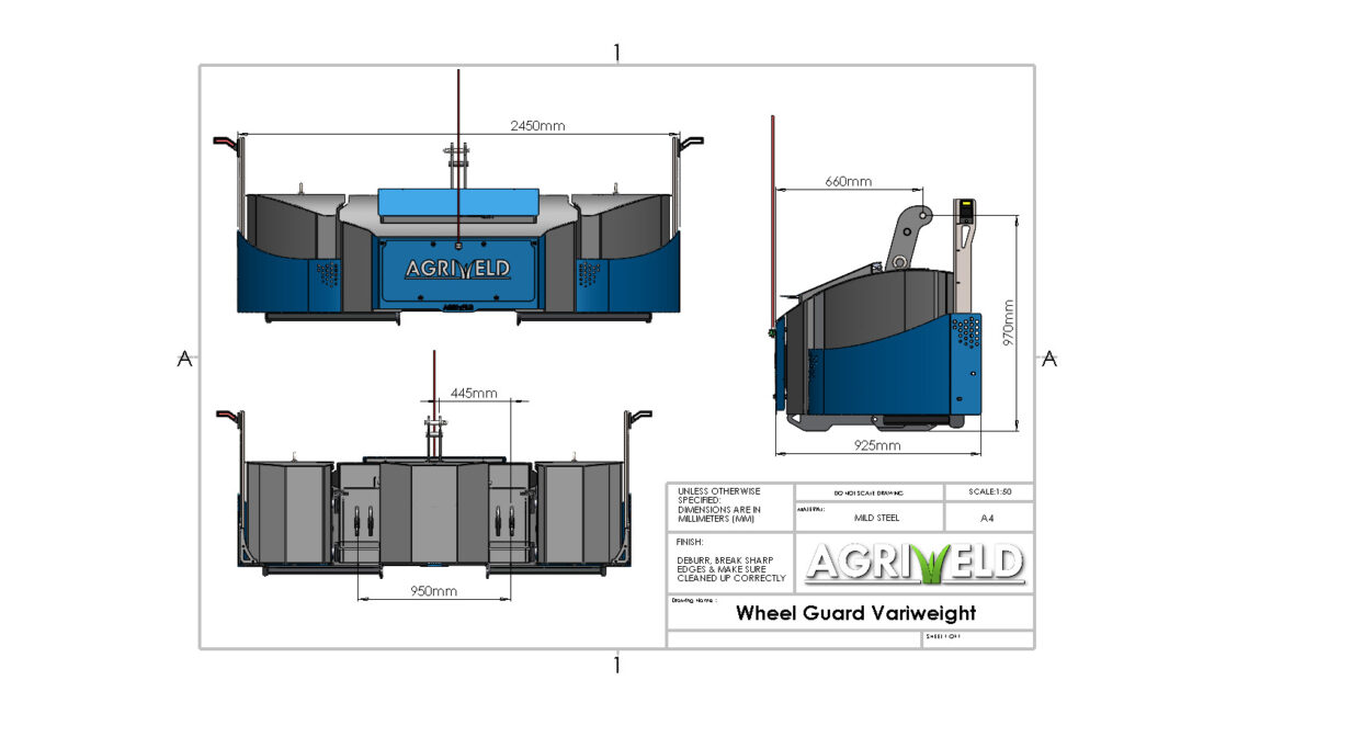 Up to 1800kg Standard Wheel Guard Vari-Weight Complete System ...